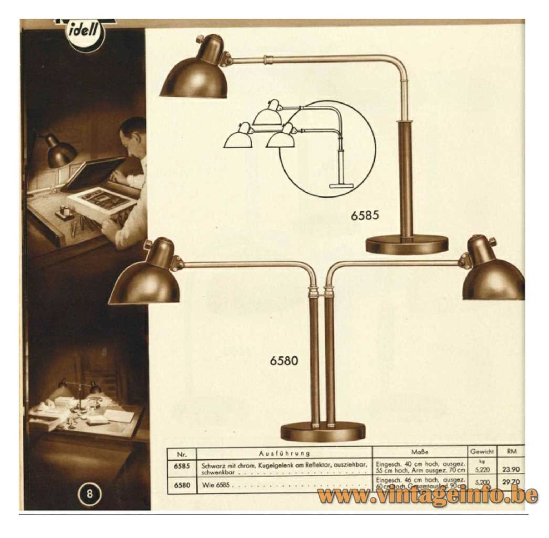 Kaiser Idell 1936 - 1937 Catalogue | Vintageinfo - All About Vintage ...