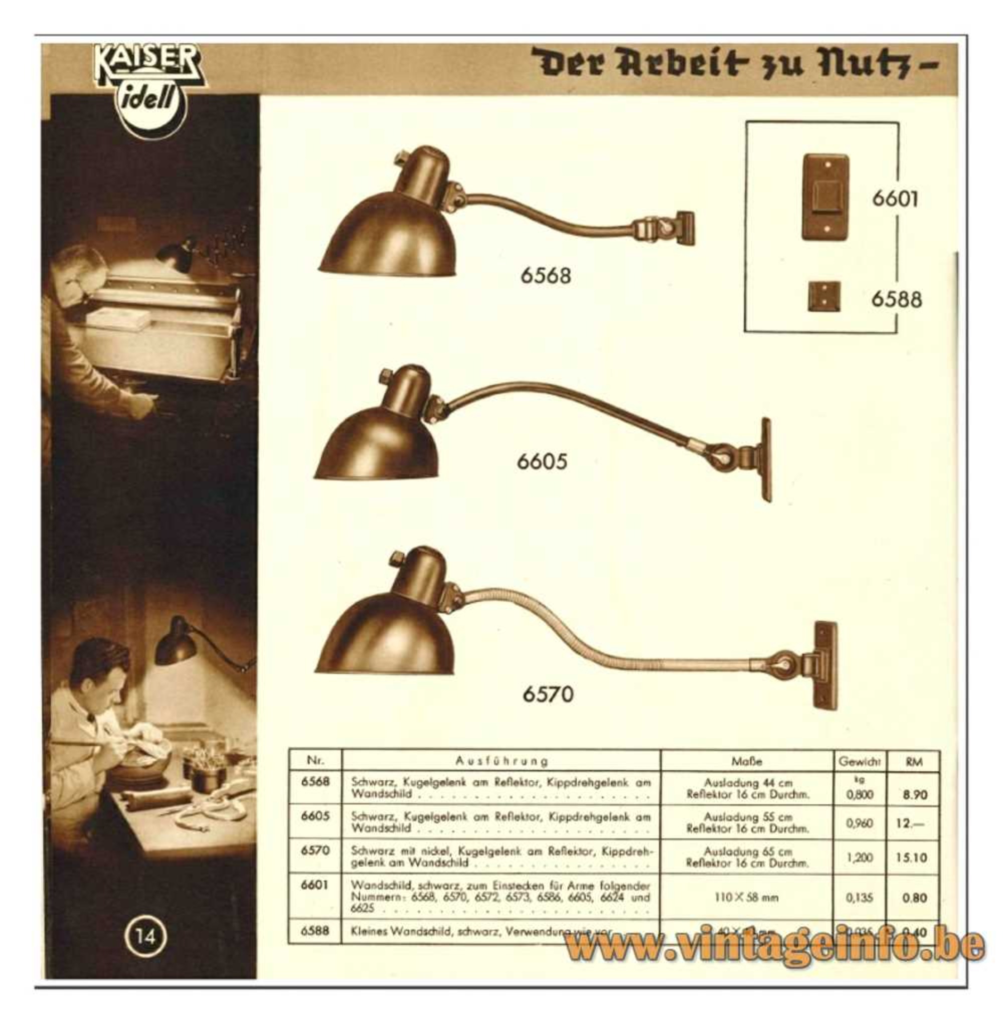 Kaiser Idell 1936 - 1937 Catalogue | Vintageinfo - All About Vintage ...